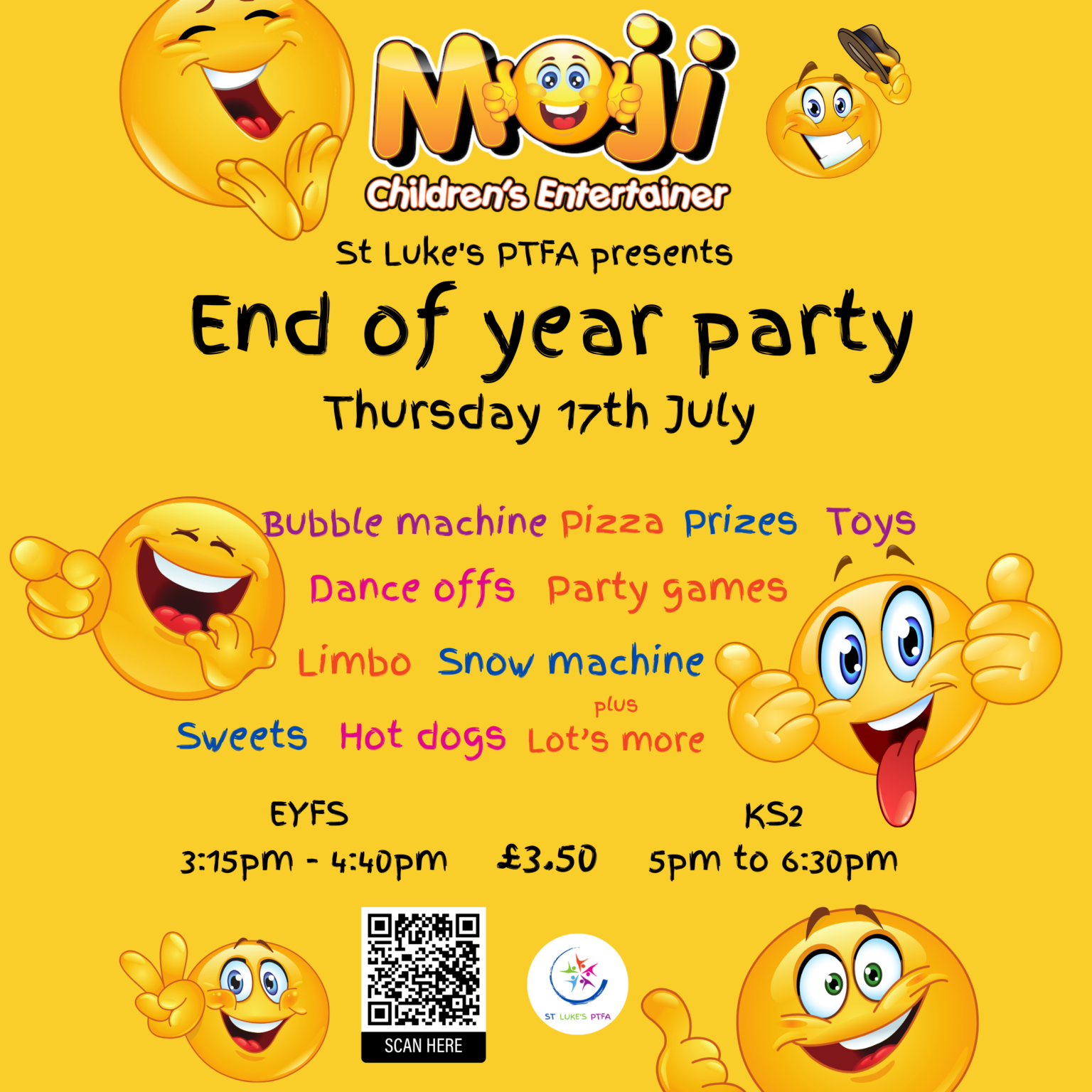 End of year Party – St Luke's PTFA